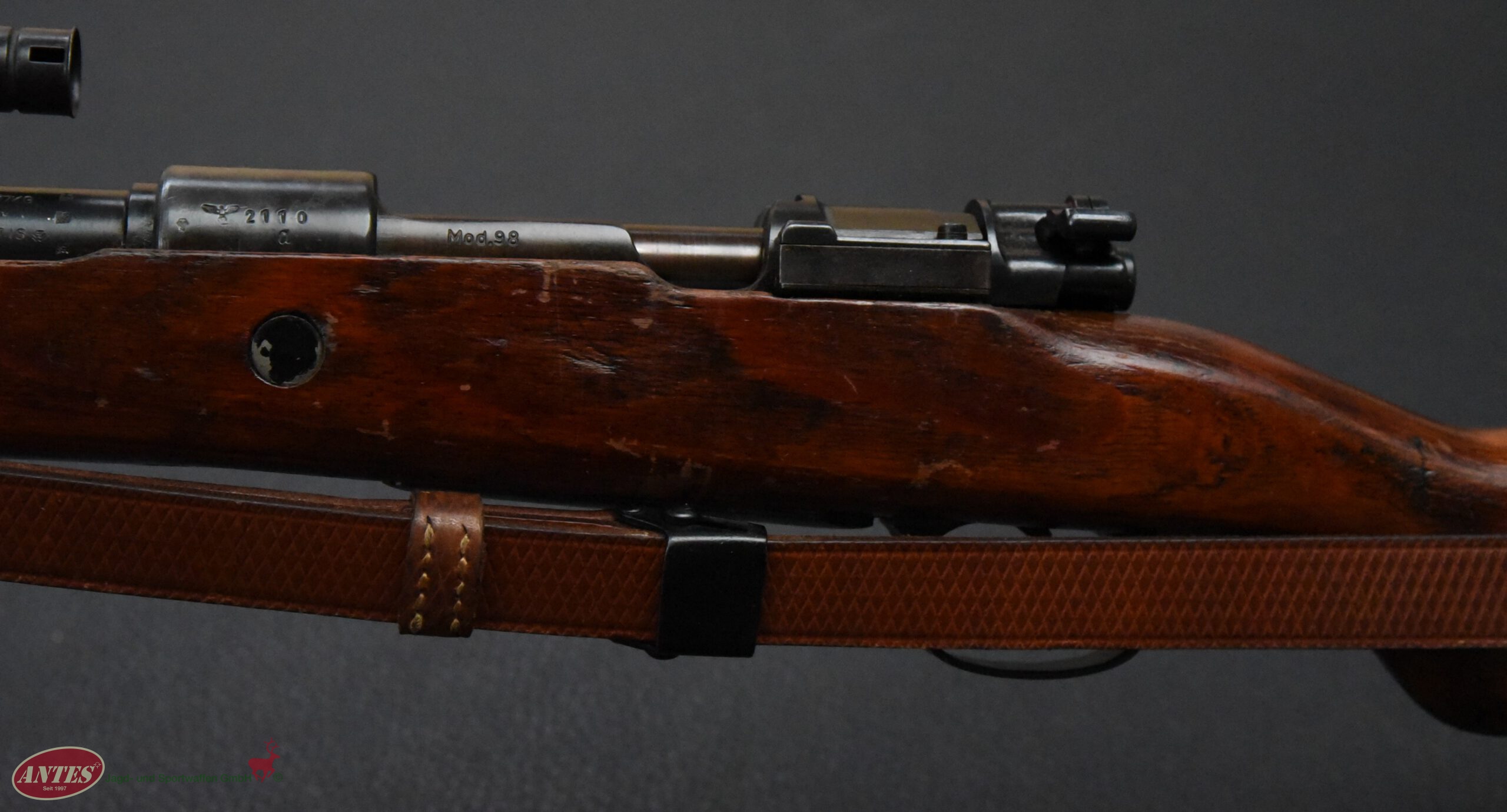 Karabiner Mauser ar 7/42 Mod. 98K Scharfschütze mit Scharfschützen Zielfernrohr Mod. ZF 41/1 kov ...