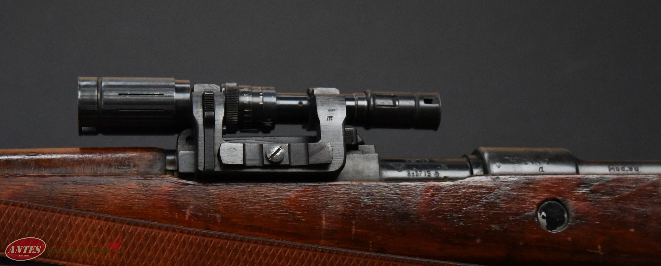Karabiner Mauser ar 7/42 Mod. 98K Scharfschütze mit Scharfschützen Zielfernrohr Mod. ZF 41/1 kov ...