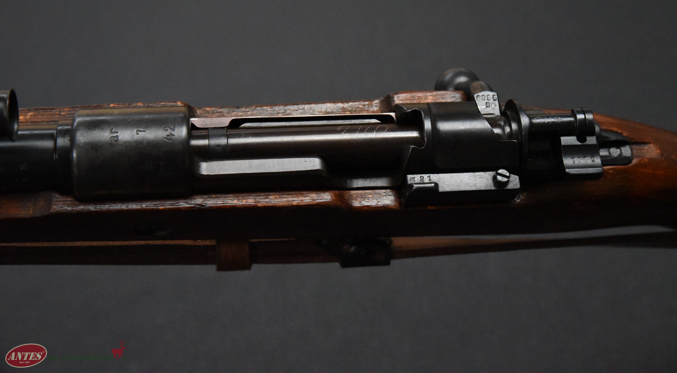 Karabiner Mauser ar 7/42 Mod. 98K Scharfschütze mit Scharfschützen Zielfernrohr Mod. ZF 41/1 kov ...