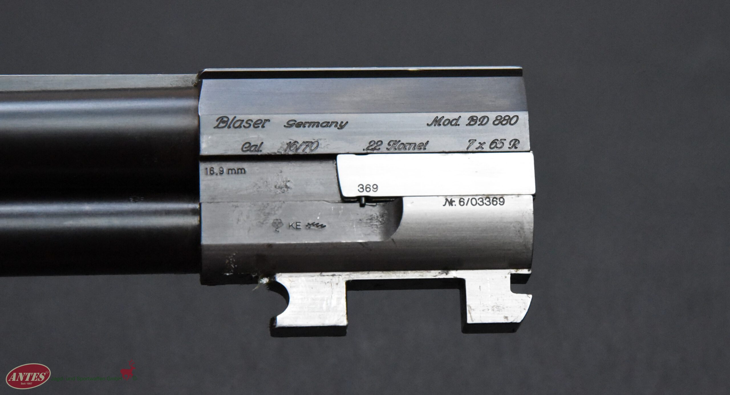 Blaser Bockdrilling Mod. BD880 Standard Ausführung, Kal. 7x65R, 16/70 ...