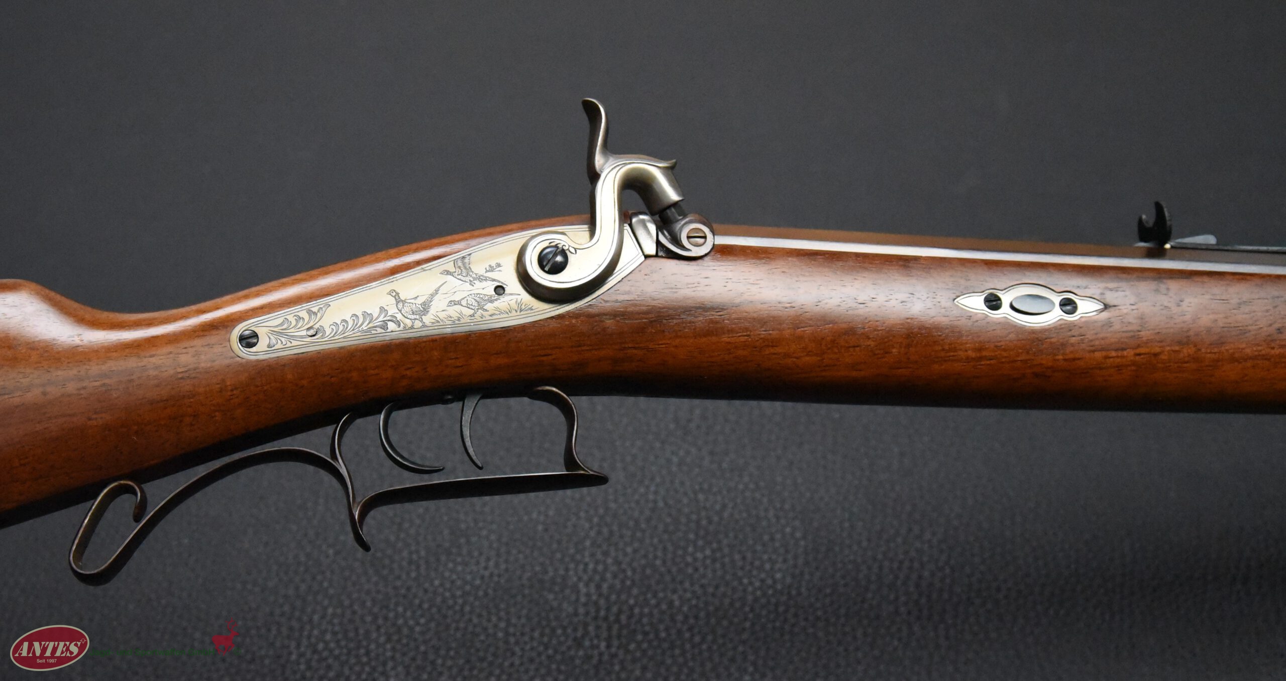 D. Pedersoli Perkussions-Vorderladerbüchse Mod. Tryon Target de Luxe ...