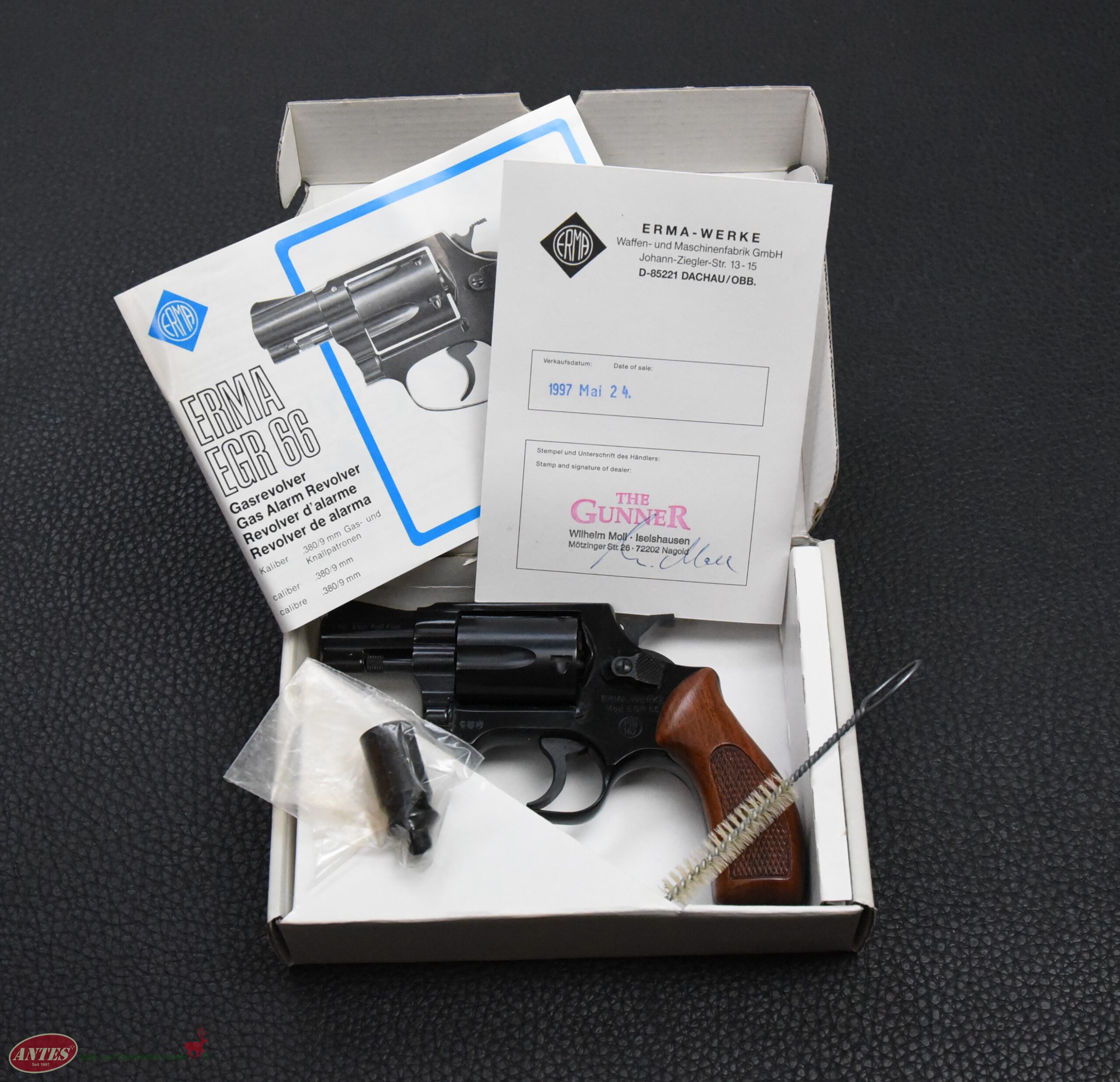 Erma Revolver Mod. EGR 66 (Stahltrommel), Kal. 9 mm Knall - eGun