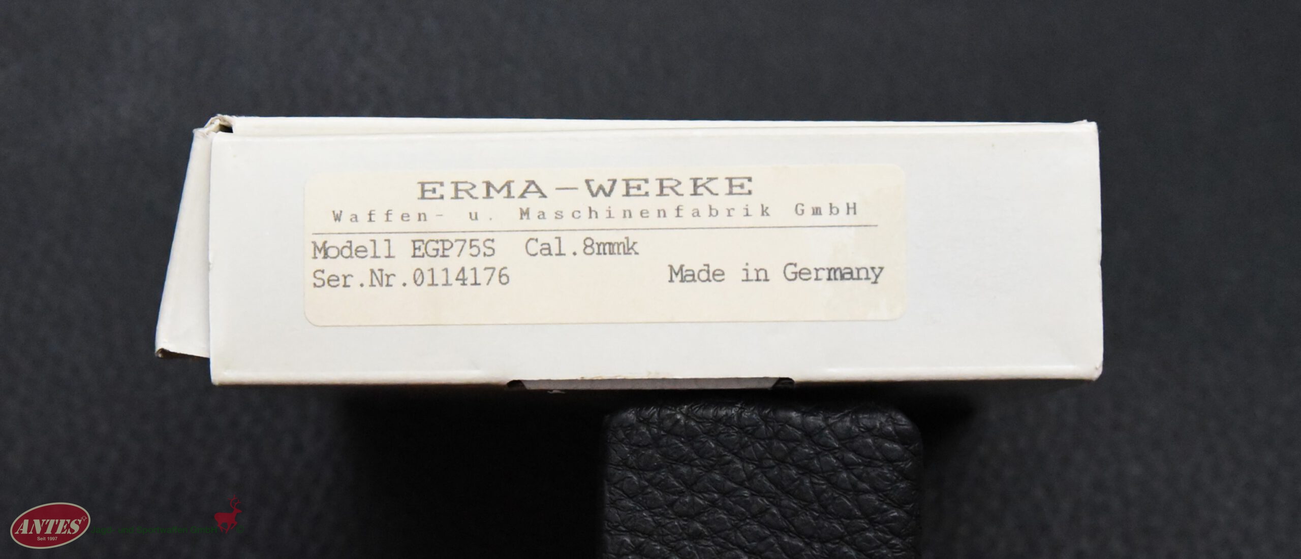 Schreckschuss-Pistole Erma Mod. EGP 75S (PTB 401), Kal. 8 mm Knall ...