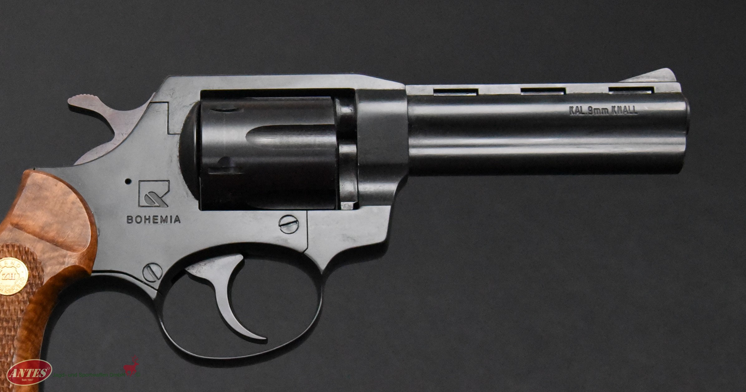 Holek Revolver Mod. 040 (Stahltrommel) (PTB 693), Kal. 9 mm Knall - eGun